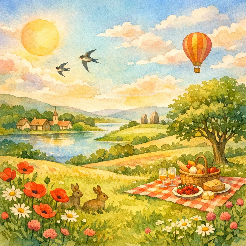 Midsummer Meadow Picnic — Jigsaw Puzzle — PuzzleFree