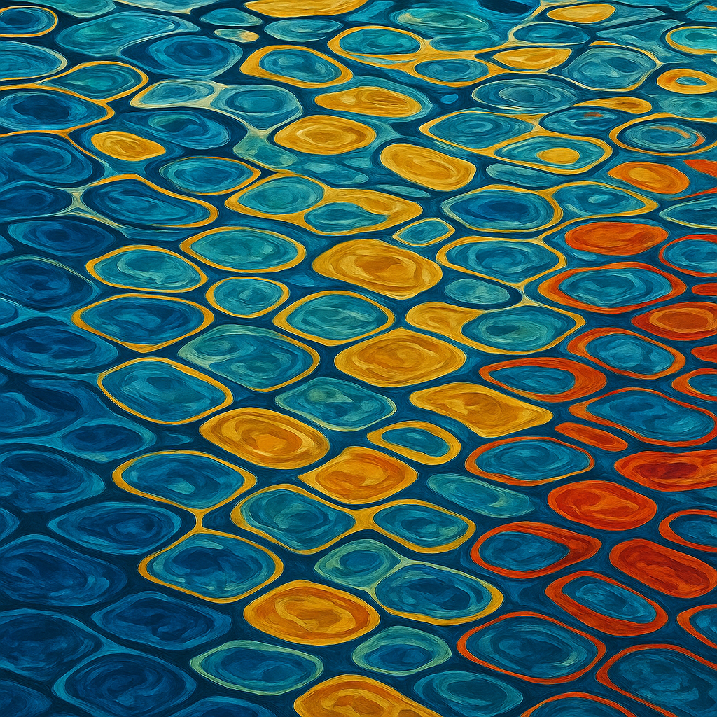 Vibrant Water Ripple Pattern - PuzzleFree – PuzzleFree.game