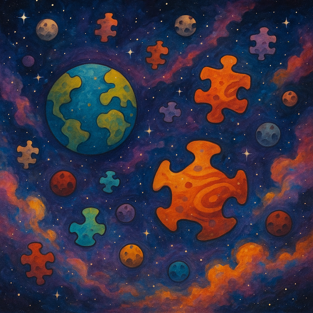 Puzzle Planets in a Whimsical Nebula - PuzzleFree – PuzzleFree.game