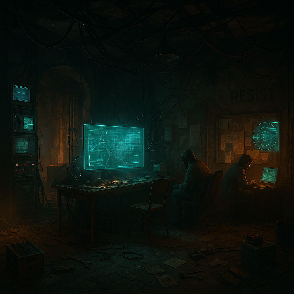 Underground Resistance Command Puzzle - Cyberpunk Mystery